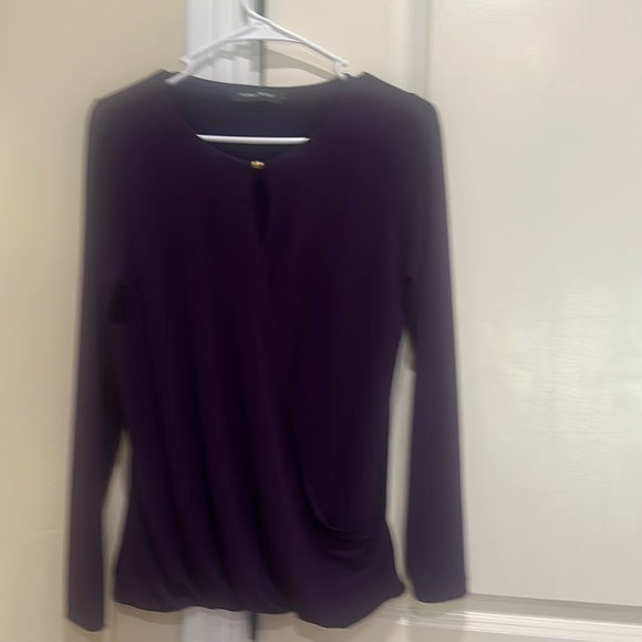 Ivanka Trump | Tops | Ivanka Trump Purple Beautiful Blouse In Excellent ...